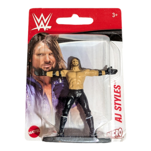 Mattel | Toys | Wwe Micro Collection Aj Styles New Sealed Cake Topper ...
